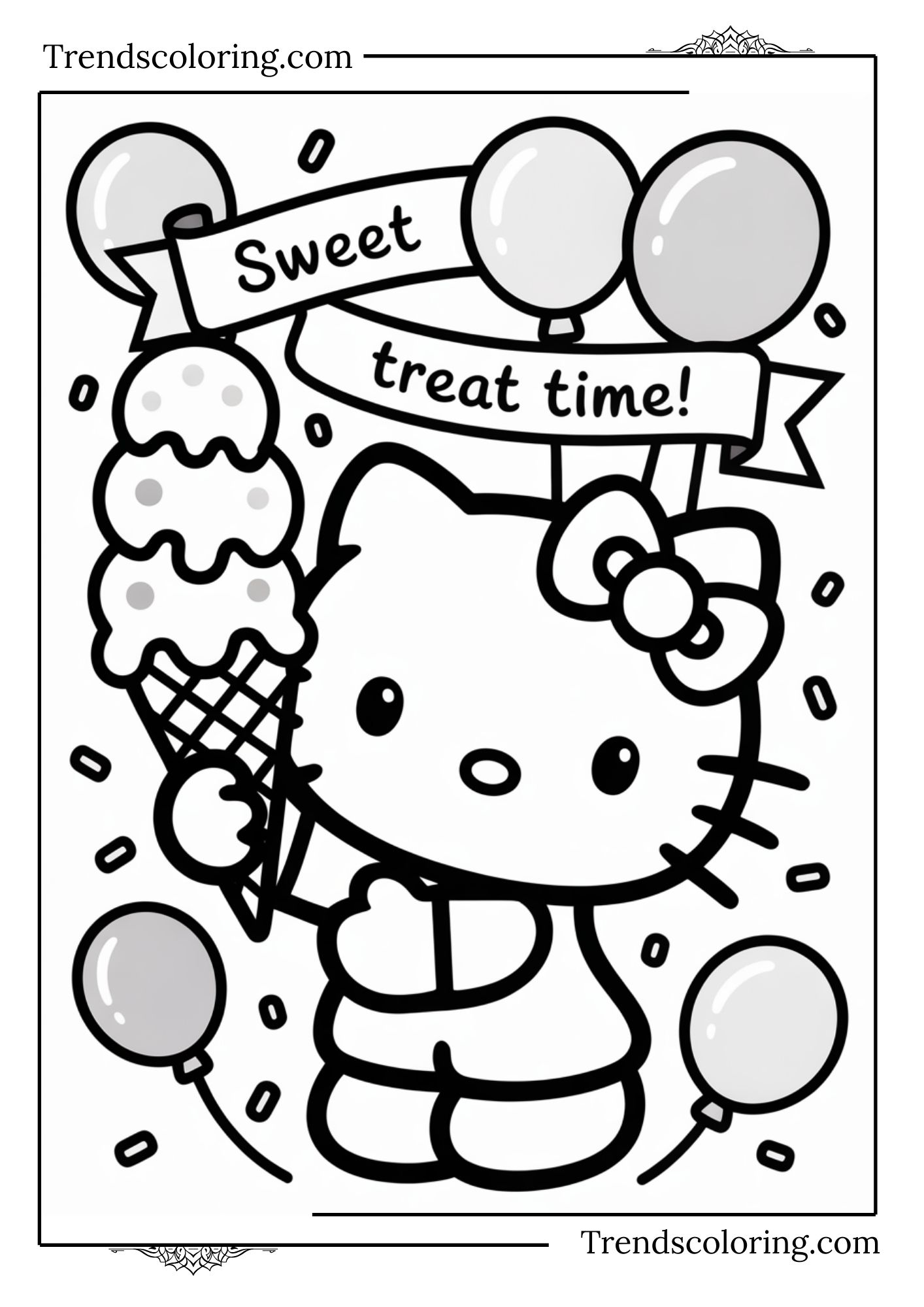 40+ Free Hello Kitty Coloring Pages (Printable PDF) Trends Coloring