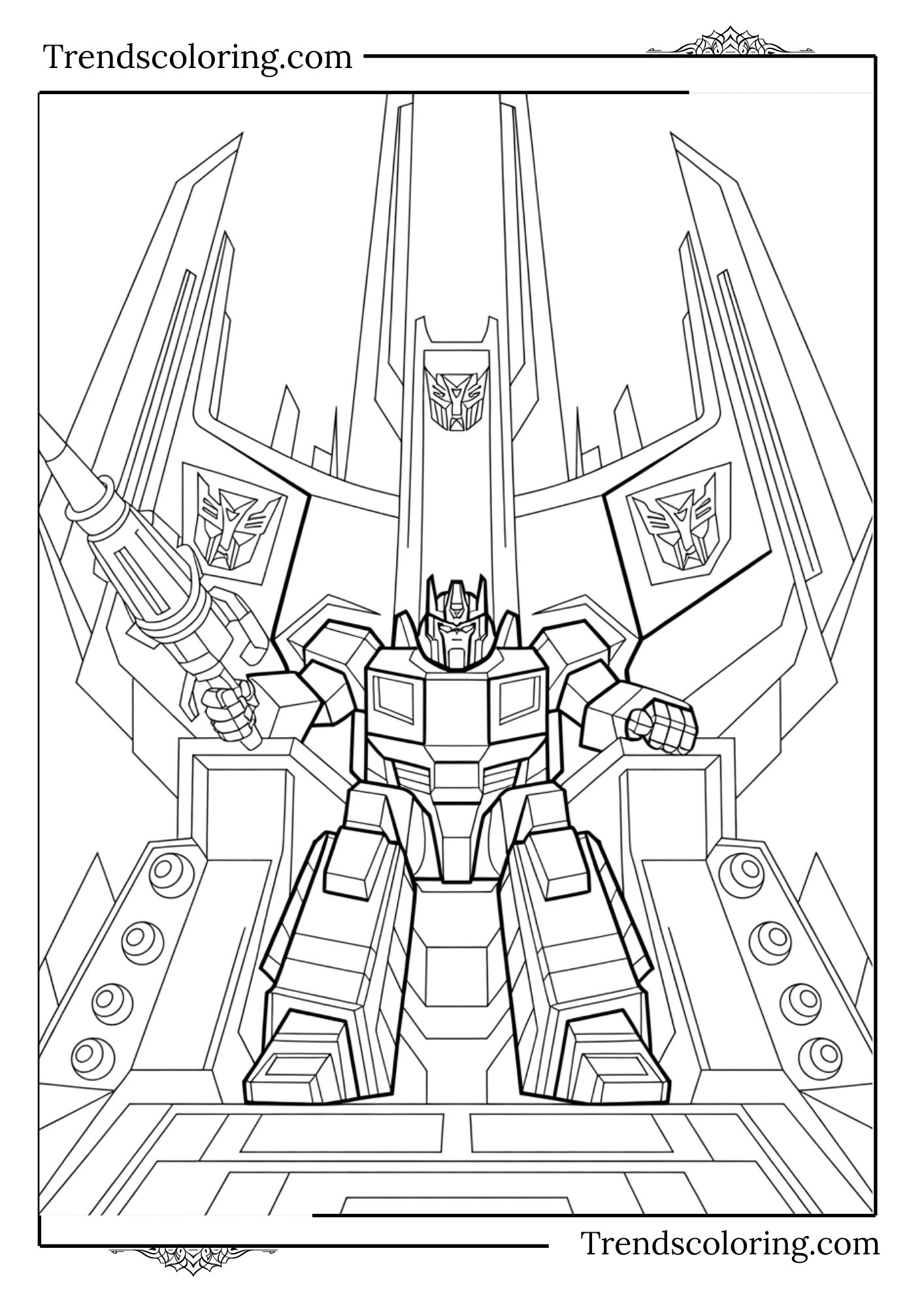 40+ ultimate Transformers Coloring Pages (Free PDF & PNG Printable ...